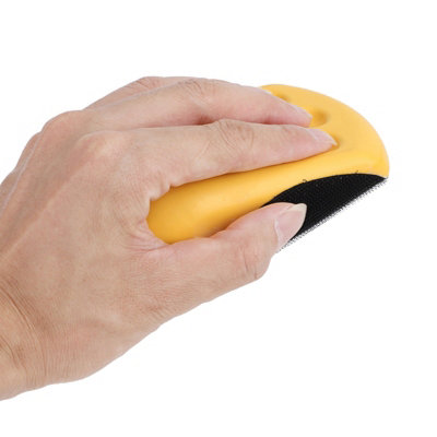 5-Inch Hook and Loop Hand Sanding Pad Block for Polishing and Grinding
