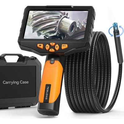 5 Inch Screen Split Screen 9.5mm rotating camera 3 Metres | DIY at B&Q