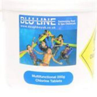 5 kg Multifunctional 200g large chlorine tablets for swimming pools