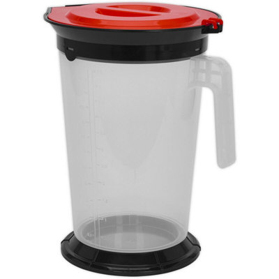 5 Litre Clear Measuring Jug with Wide Base for Accurate Measurements