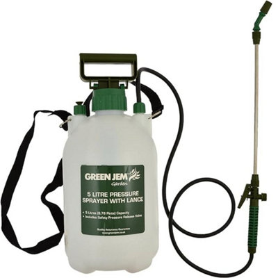 5 Litre Garden Pressure Sprayer - Pump Action Sprayer