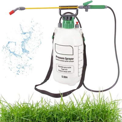 5 Litre Garden Pressure Water Pump Sprayer Great For Pesticides ...