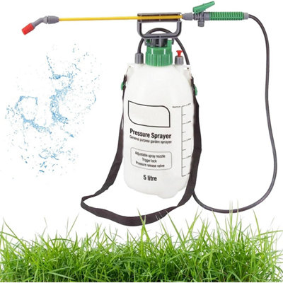 5 Litre Pump Action General Purpose Garden Pressure Sprayer Ideal For ...
