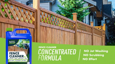 5 Litres Jarder Spray & Leave Fence Cleaner - Removes Green Mould ...