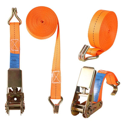 5 Meter 25mm 800kg Lashing Cargo Luggage Ratchet Ties Down Straps