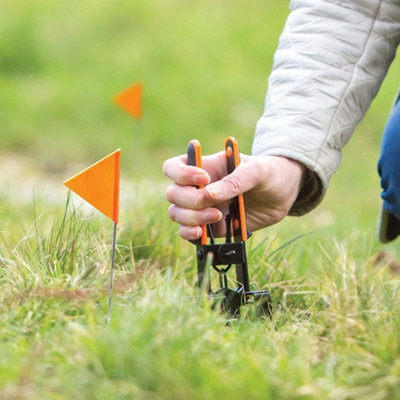 5 Mole Trap Flag Markers Hi Visibility Easy Find Lawn Markers UV ...