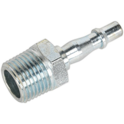 5 PACK 1/2 Inch BSPT Screwed Adaptor - Male Thread - 100 psi Free ...