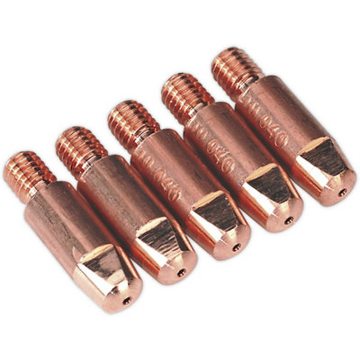 5 Pack 1.2mm Aluminium Contact Tips for MB25 & MB36 MIG Welding Torches