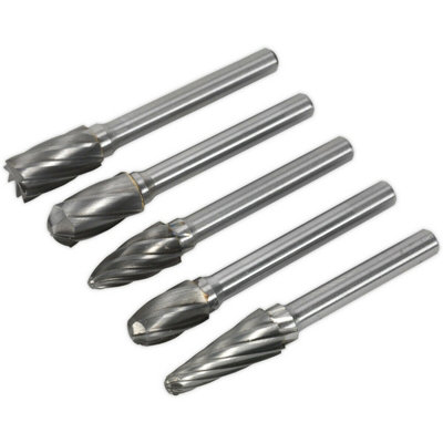 5 PACK - 10mm Tungsten Carbide Rotary Burr Bits Set - VARIOUS RIPPER ...