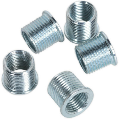 5 PACK 12mm Thread Inserts - M10 x 1mm - Suitable for ys01925 Repair ...