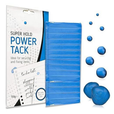 5 Pack 150g Blue Power Tack Reusable Non Marking Adhesive Putty Strong ...
