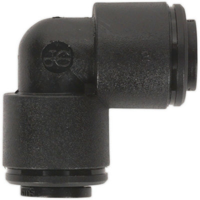 5 PACK - 6mm 90 Degree Angled Elbow Coupling Adapter - Pneumatic Pipe ...