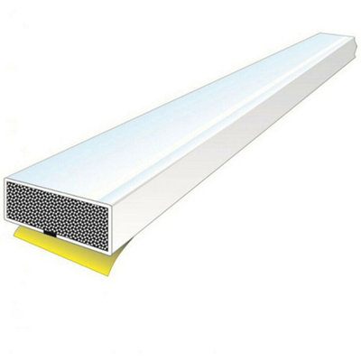 5 PACK Fire Door Seal Strip 2100 x 15 x 4mm Intumescent Fire Stop White