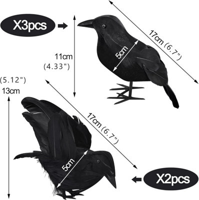 artificial flying crow