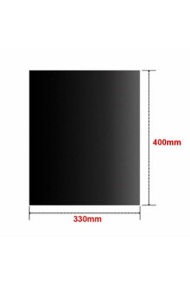 5 Pack Non Stick Oven Liner BBQ Grill Mat Fan Assisted Black