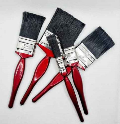 5 Pack Paint Brush Set Decorating Brushes DIY Painting Professional ...