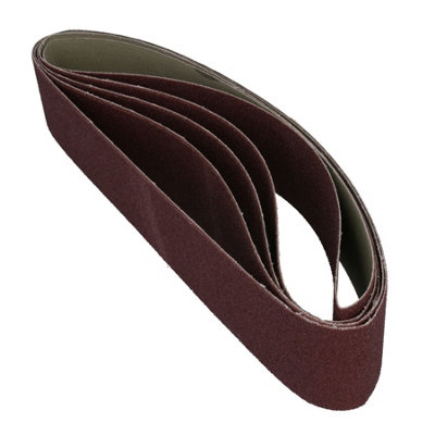 5 Pack Sanding Belts 80 Grit 686 x50mm Tool Sander Grinder Woodwork ...