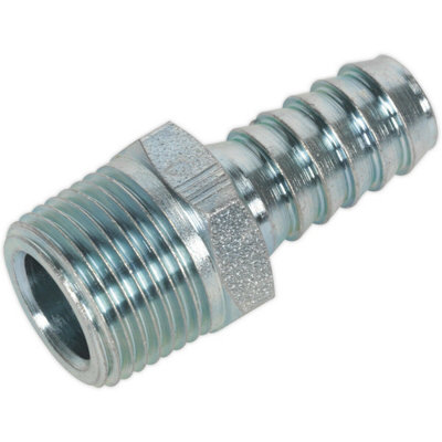 5 PACK Screwed Tailpiece Adaptor - 3/8 Inch BSPT - Male Thread - 3/8 ...