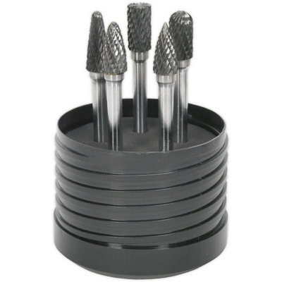 5 Pack Tungsten Carbide Rotary Burr Bits Set - Versatile Cutting Heads ...