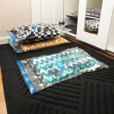 5 Pack Vacuum Compression Storage Bags 5 Sizes Storage Bag | DIY at B&Q