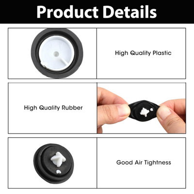 5 Pack Valve Diaphragm Washers Float Valve Diaphragms Easy Flush Valve ...