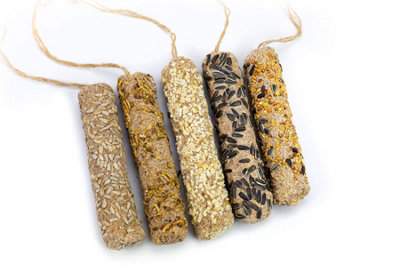 5 Pack Variety Pack Medium Suet Sticks Hanging Wild Bird Food
