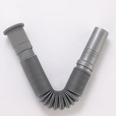 5 PCS COLLAPSIBLE FLEXIBLE CARAVAN MOTORHOME DRAINAGE WASTE PIPES WITH ...