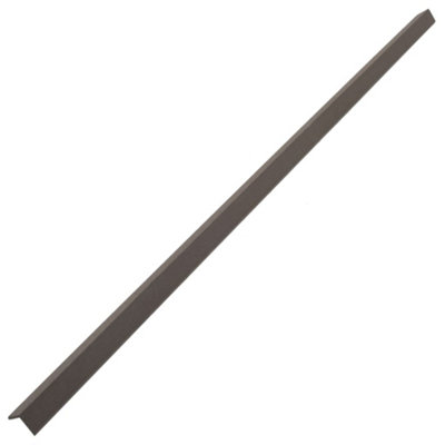 5 pcs Decking Angle Trims WPC 170 cm Dark Brown