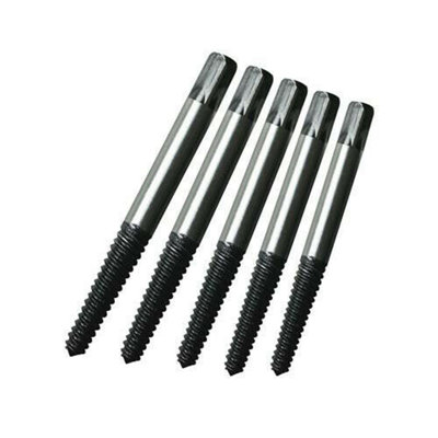 5 Piece 3mm 18mm Screw Extractor Set Broken Bolt Remover | DIY at B&Q