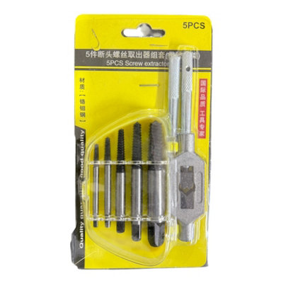 5-Piece Broken Screw Extractor Set