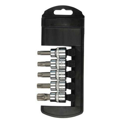 5 Piece T40 T60 3/8" Inch Square Drive TRX Socket Set | DIY at B&Q