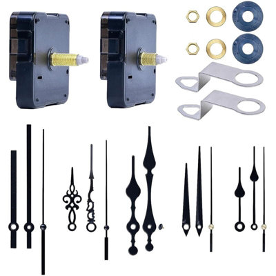 5 Pieces 24mm Clock Movement Mechanism with 5 Pairs Different Clock ...