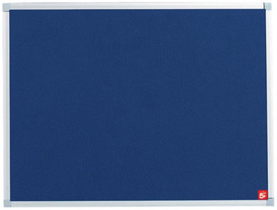 5 Star Office Felt Noticeboard with Fixings and Aluminium Trim ...
