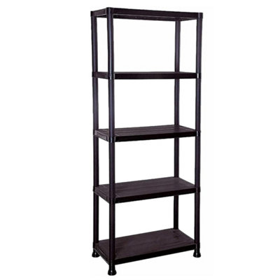 5 Tier Plastic Shelving Units Great For Storage Home & Garage
