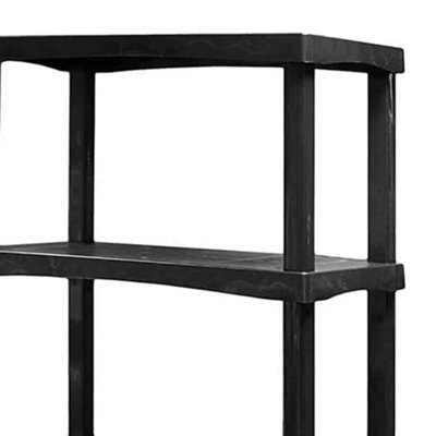 5 Tier Plastic Shelving Units Great For Storage Home & Garage