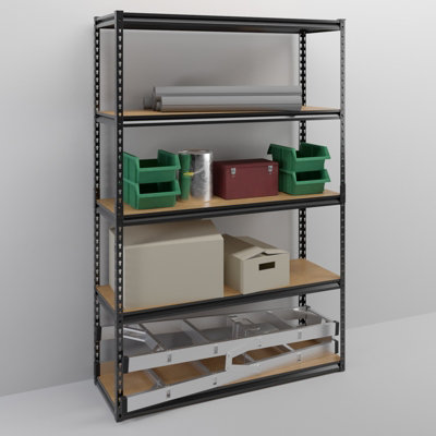 5 Tier Shelving Unit 1200 x 1800 x 400mm