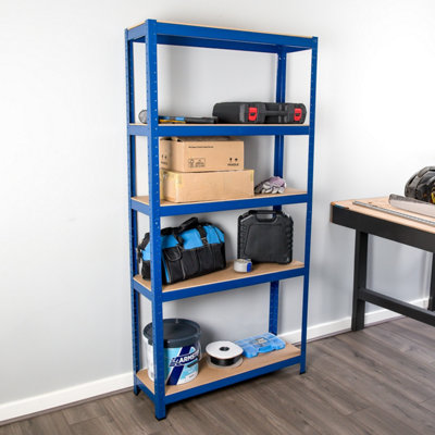 5 Tier Ultimate Garage Shelving 1800h x 900w x 300d mm 175kg | DIY at B&Q