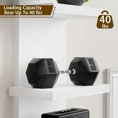 5 Tier Wall Shelf Unit Vertical Shelf Floating Storage Wall Shelf ...