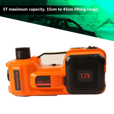 5-Ton 12V DC Electric Hydraulic Floor Jack for Cars - Garage ...