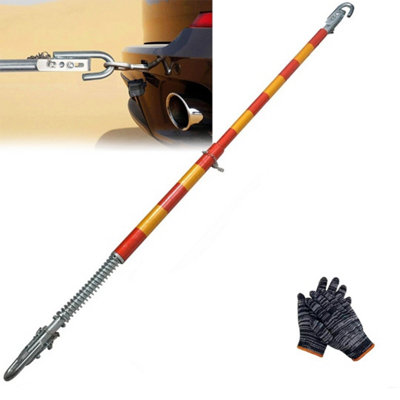5 Ton Steel Towing Bar Pole Recovery Tow Pole For Car Van Truck Towpole