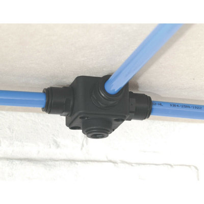 5 Way 1/2" BSP Joint Adapter - Wall / Ceiling Mounted - Air Pipe ...