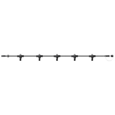 5 Way Mains Connector Black IP65