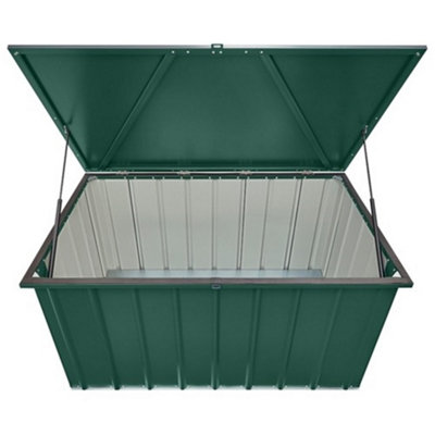 5 x 3 Metal Garden Storage Box - Heritage Green (5ft x 3ft / 5' x 3 ...