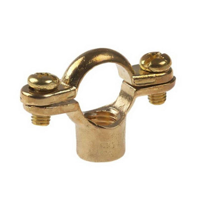 5 x 42mm Single Munsen Rings Clips Brass Pipe Brackets M10 Thread