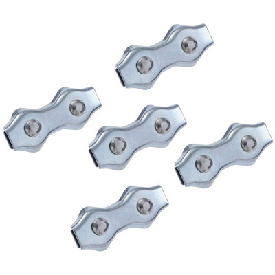 5 x 5 mm Electric Fence Wire Connector Rope Clip Duplex Bolt Cable ...