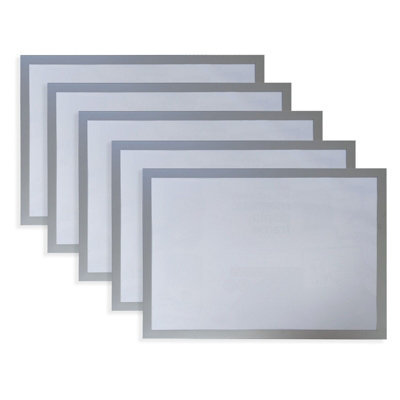 5 x A3 Self-Adhesive Magnetic Display Frames - Landscape or Portrait ...