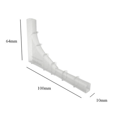 5 x Clear Brick Tunnel Weep Vents Low Profile Invisible Cavity Wall ...