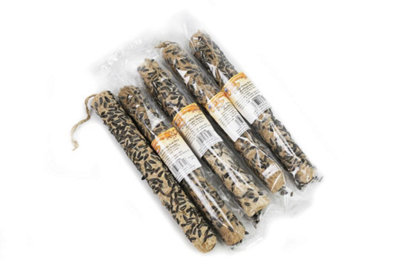 5 x Extra Large Sunflower Seed Suet Sticks Hanging Wild Bird Food