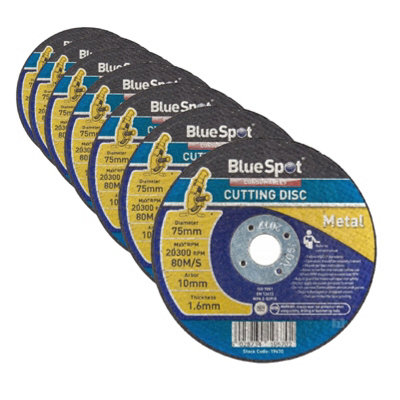 5 x Metal Air Cut Off Cutting Discs 75mm x 1.6mm x 10mm Thin 3 ...