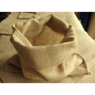 5 x Natural Hessian Large Jute Sacks (50 x 80 cm / 25 Kg) Hessian Bags ...